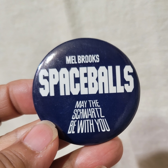 Mel Brooks | Art | Vintage Spaceballs Pin The Schwartz Be With You ...